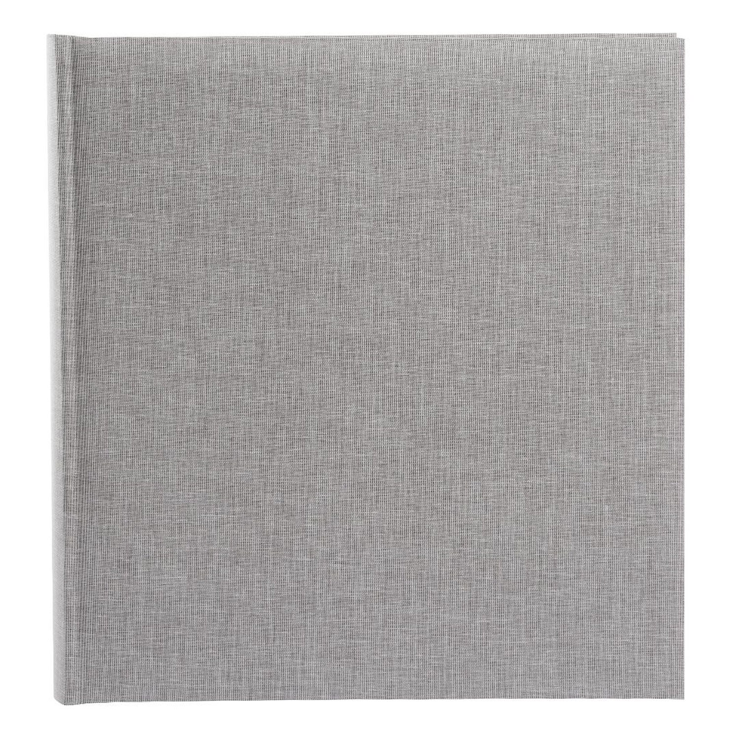 Large Grey Linen Traditional Bookbound Photo Album With Opaque Glassine ...