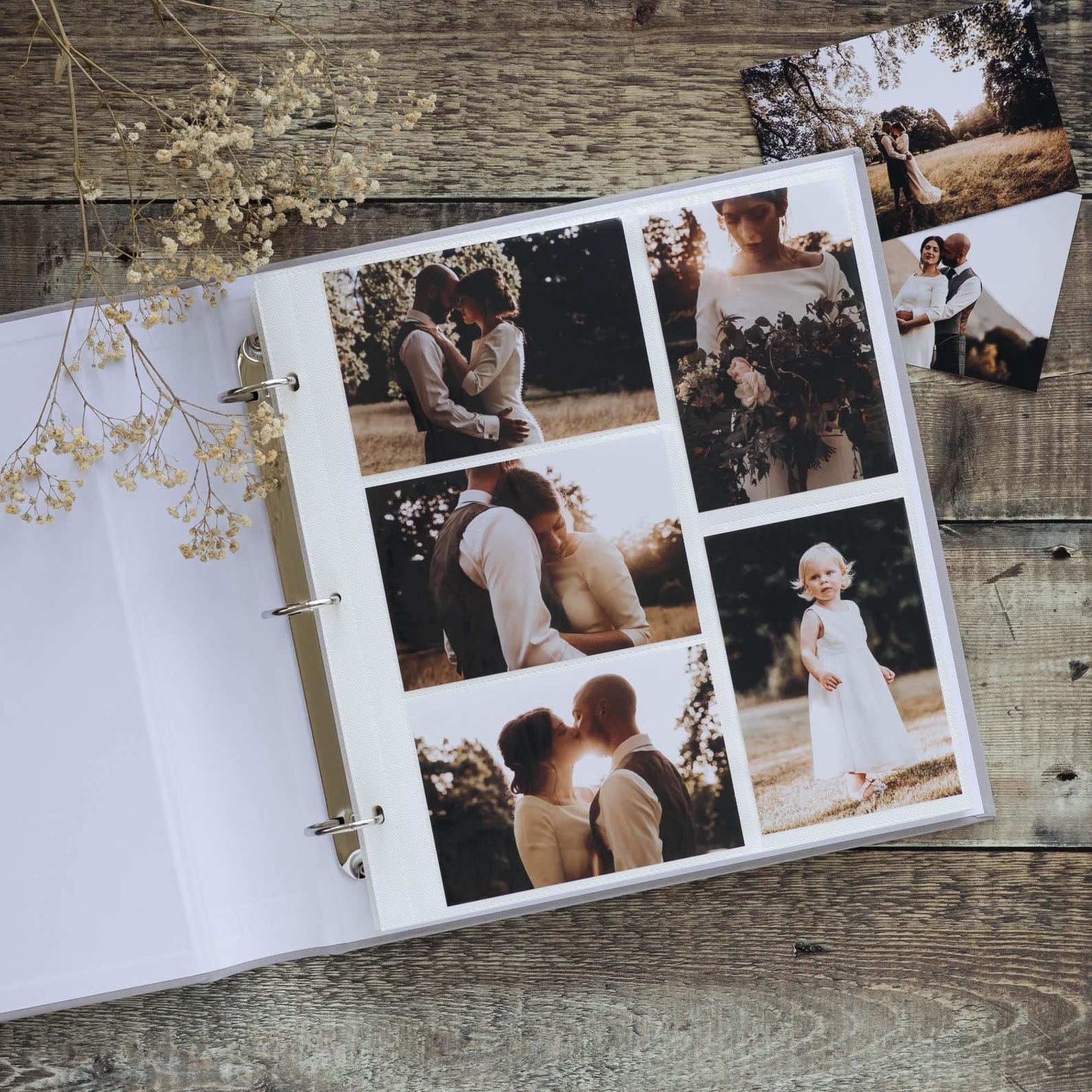 Extra Large Personalised Wedding Photo Album. Slip-in Style Album With ...