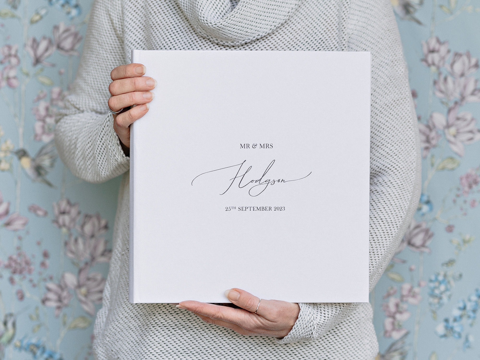 Printed Photograph Album. Large Traditional Book Bound Wedding Photo ...