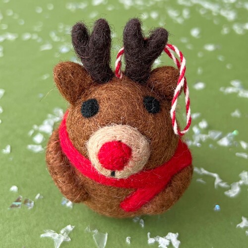 Penguin Tufted Wool Ornament Handmade Fair Trade From Nepal - Etsy