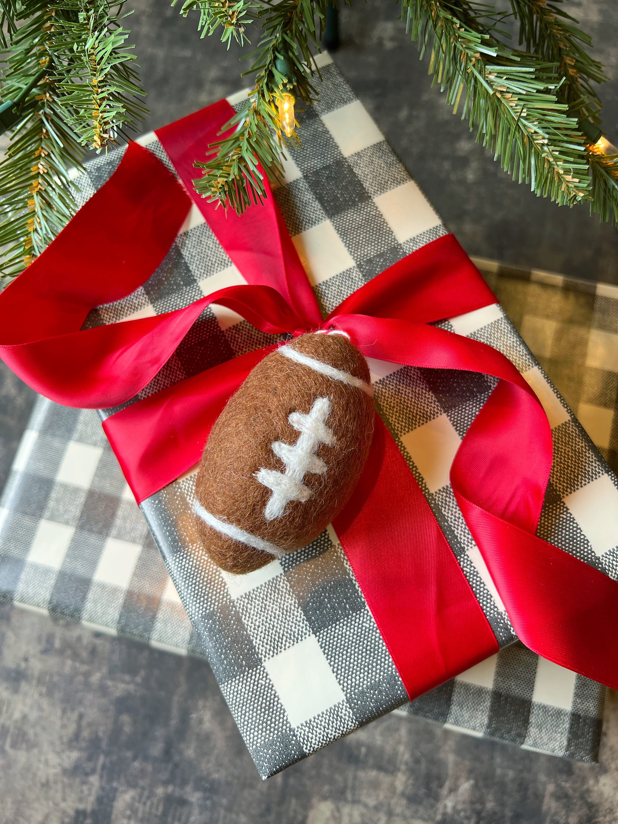 Football Ornament - Felt Wool Fair Trade Handmade Christmas Nepal - Etsy