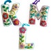 White Letter - Embroidered Wool Ornament Alphabet Initials Abcs ...