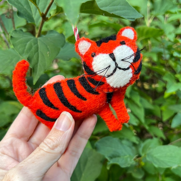 Felt Tiger - Etsy UK