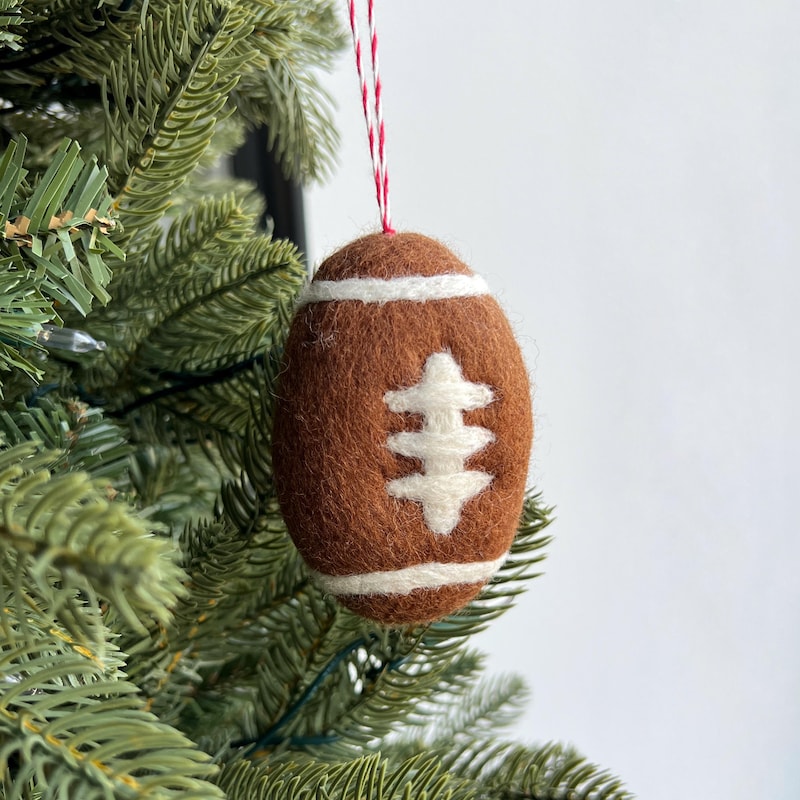 Football Christmas Ornament - Etsy
