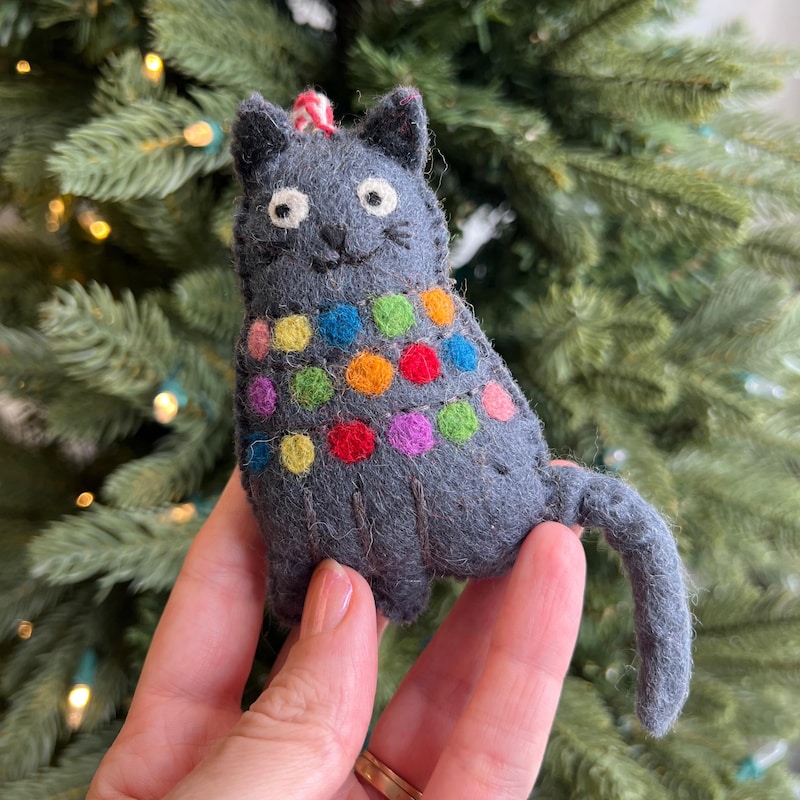 Felted Lady Ornaments - Etsy
