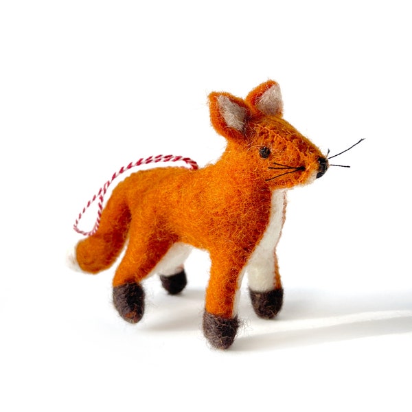 Handmade Needle Felt Fox - Etsy