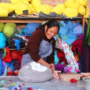 Penguin Tufted Wool Ornament Handmade Fair Trade From Nepal - Etsy