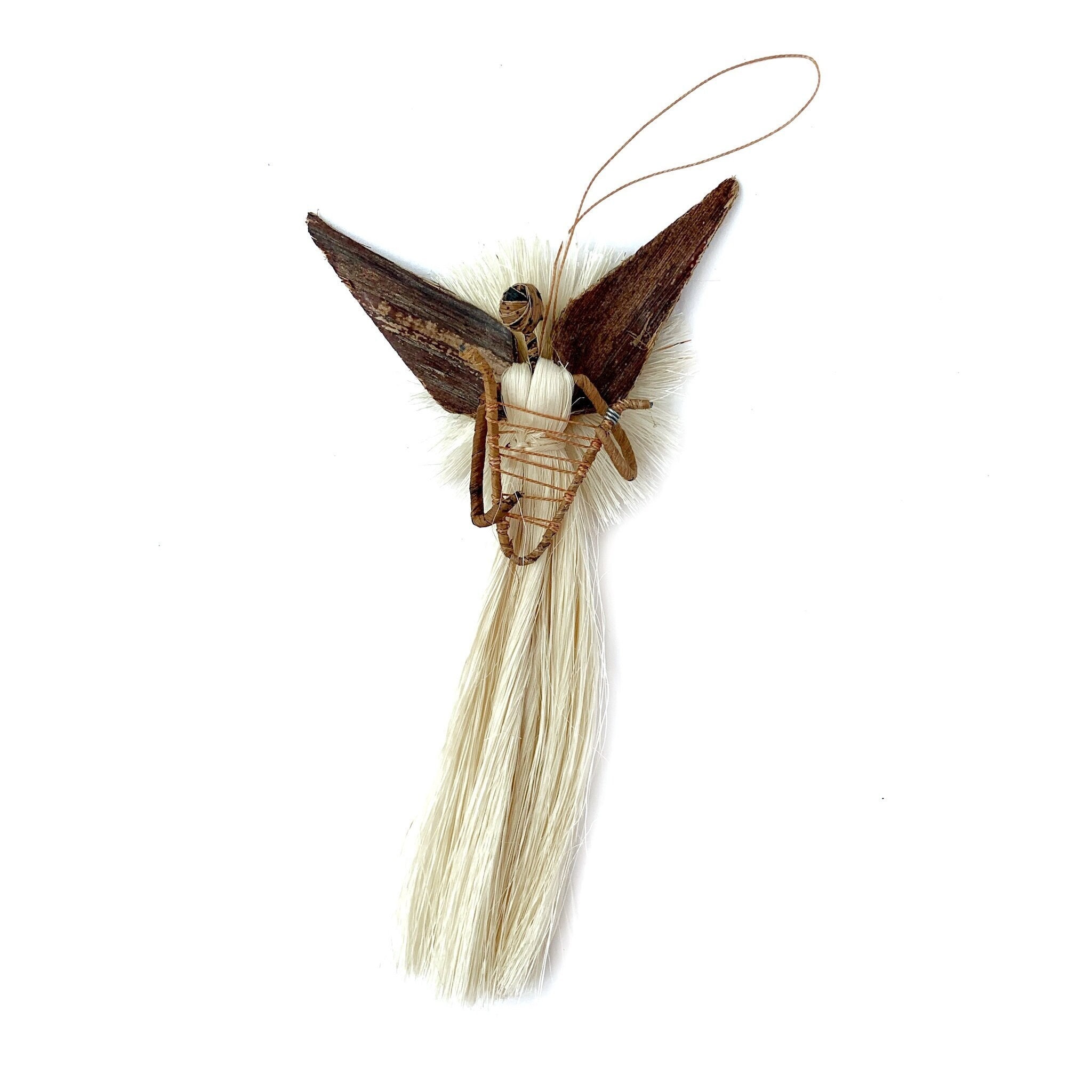 Banana Fiber Sisal Angel Christmas Ornament - Fair Trade Handmade in ...
