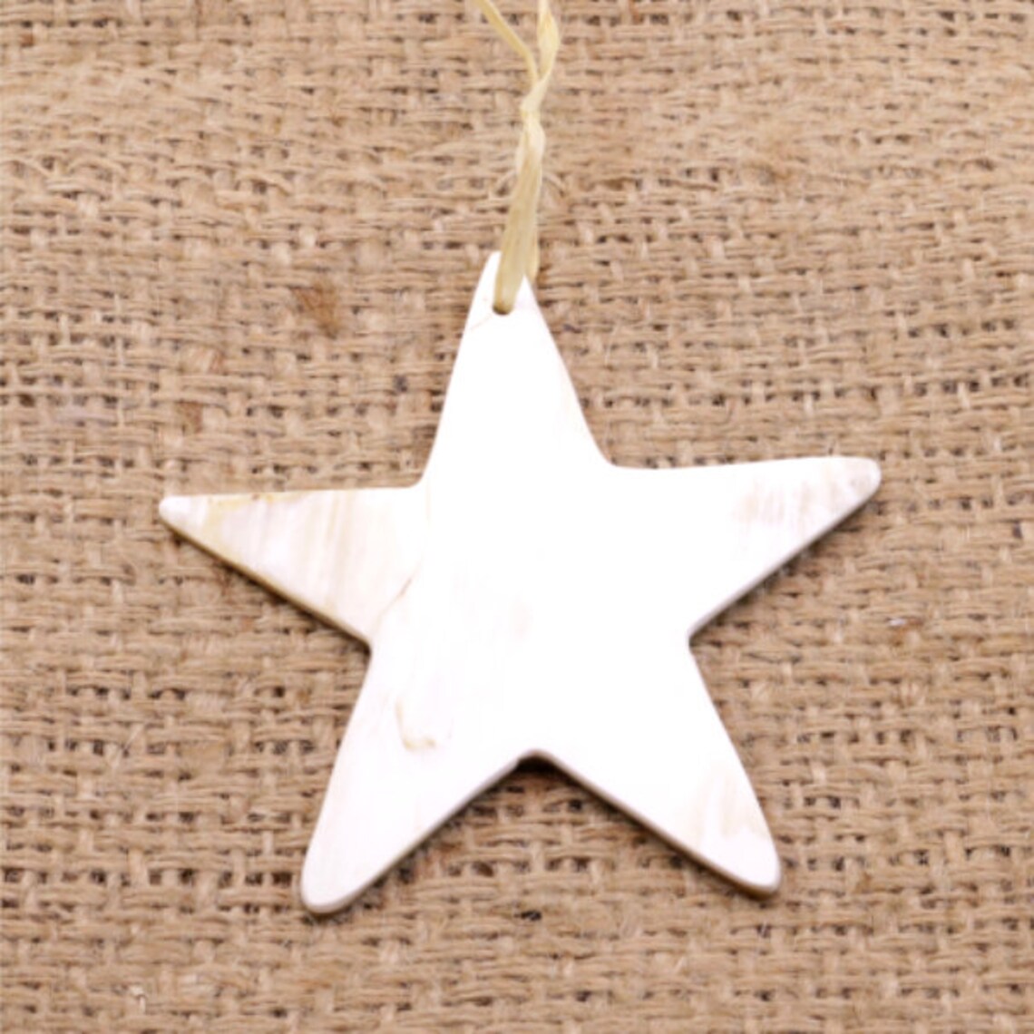 Cow Horn Star Ornament, Fair Trade Sustainable Christmas Decor Handmade ...