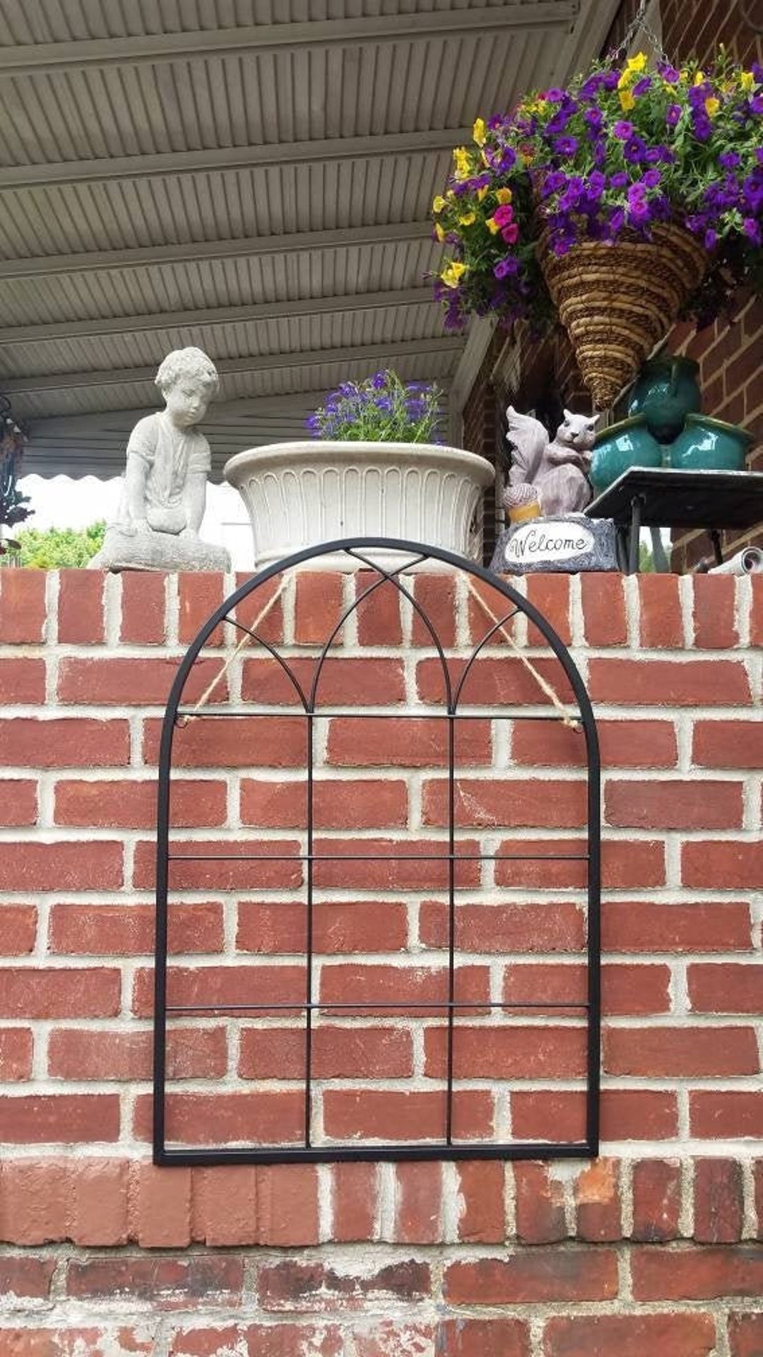 Metal Lattice Arch Plaque - Etsy