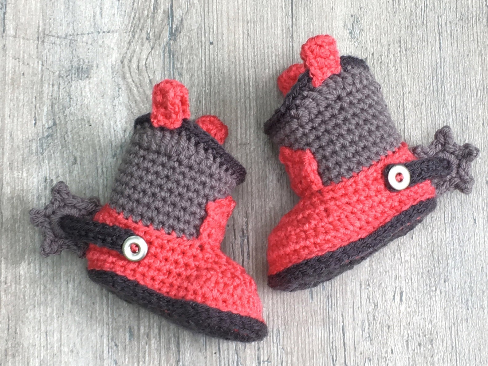 Baby Cowboy Booties With Spurs Crochet PATTERN Baby Cowboy - Etsy