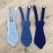 Crochet Pattern Baby Necktie/ Crochet Toddler Necktie/ Toddler Necktie ...