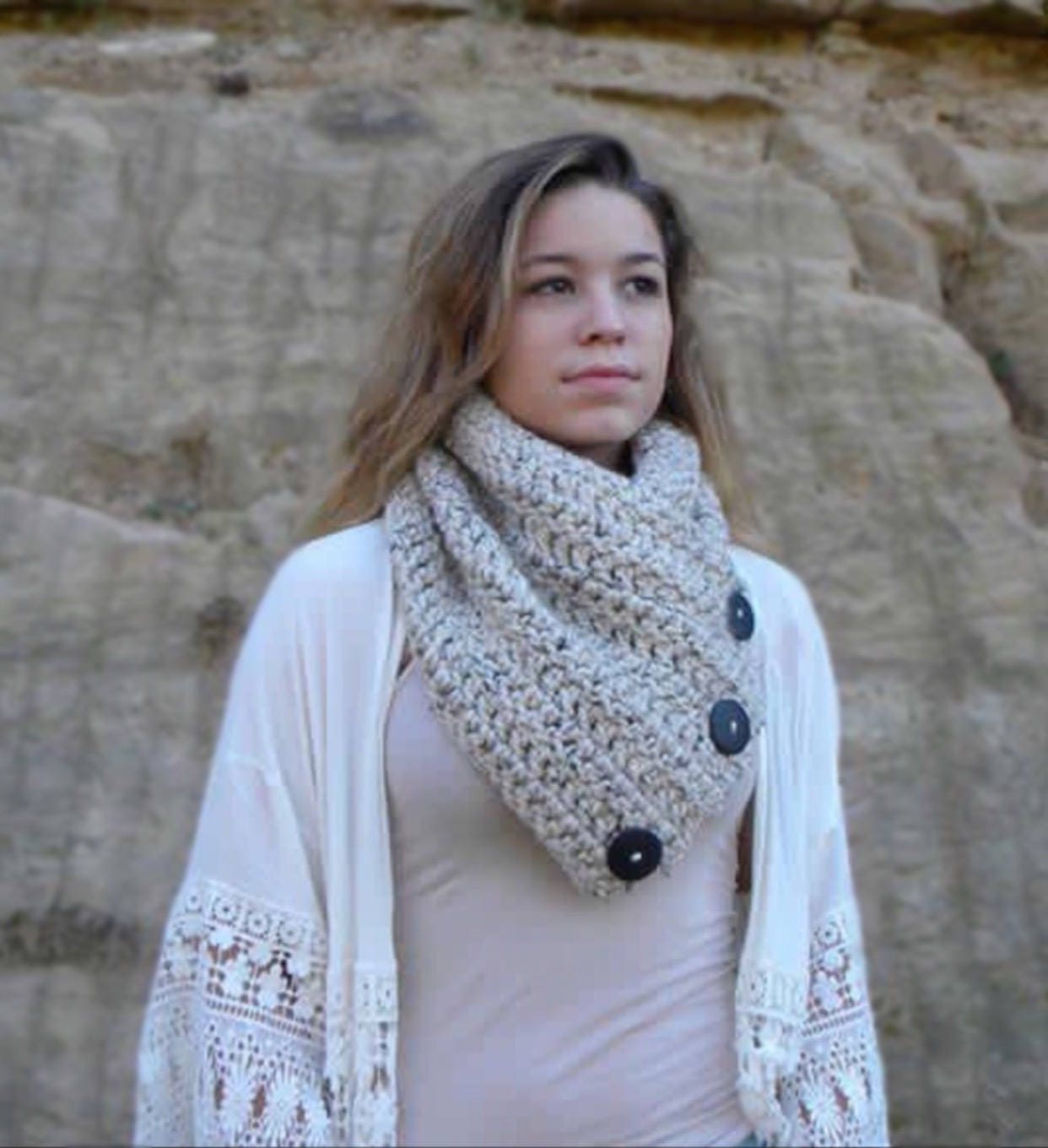 Crochet Pattern Infinity Cowl/ Infinity Cowl Crochet Pattern/ - Etsy