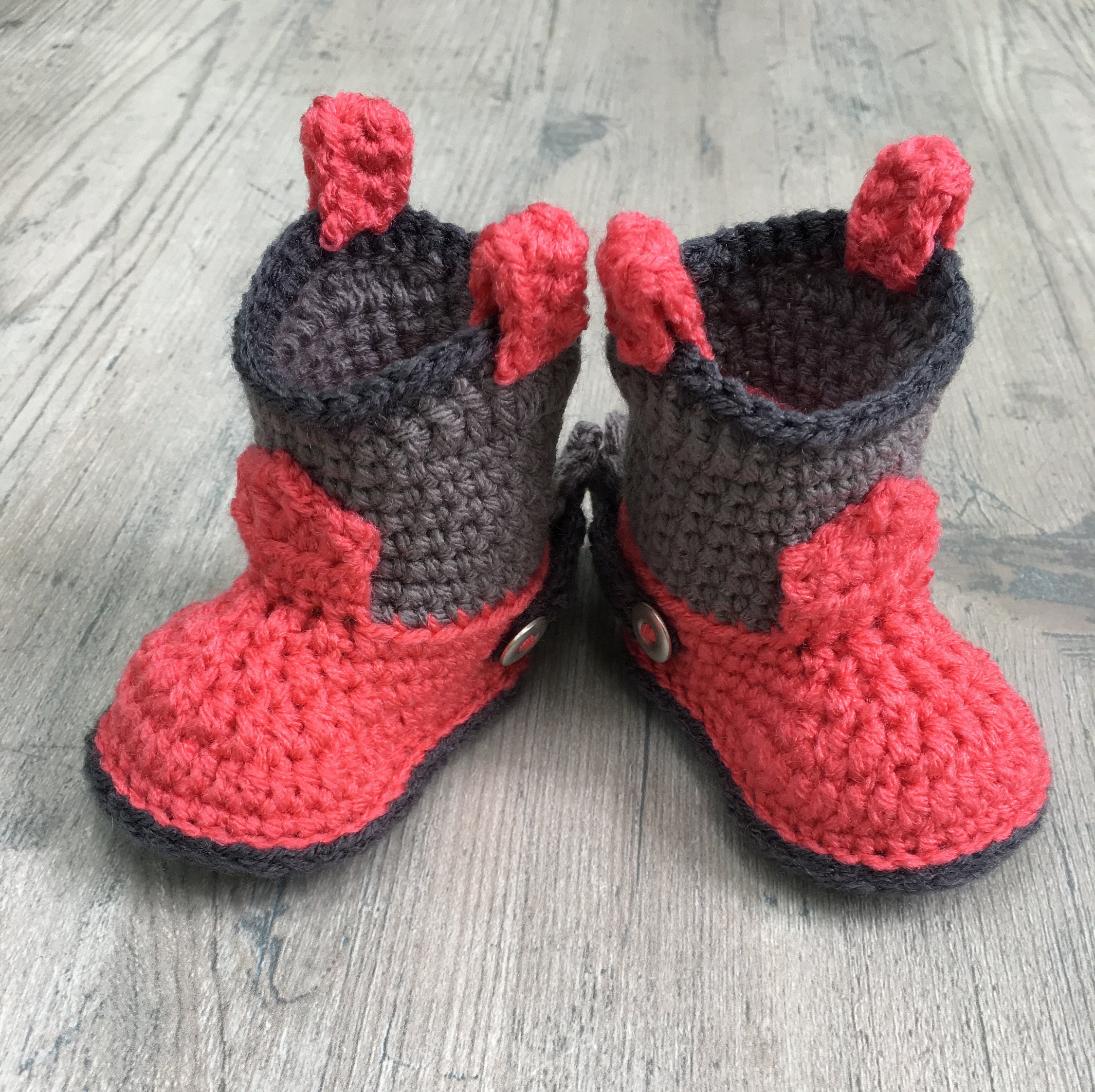 Free Crochet Pattern Baby Cowboy Boots