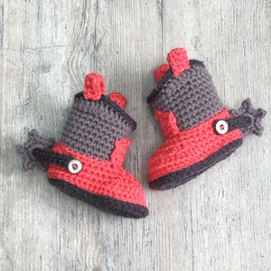 Crochet Baby Cowboy Booties Pattern (video Tutorial) - Etsy