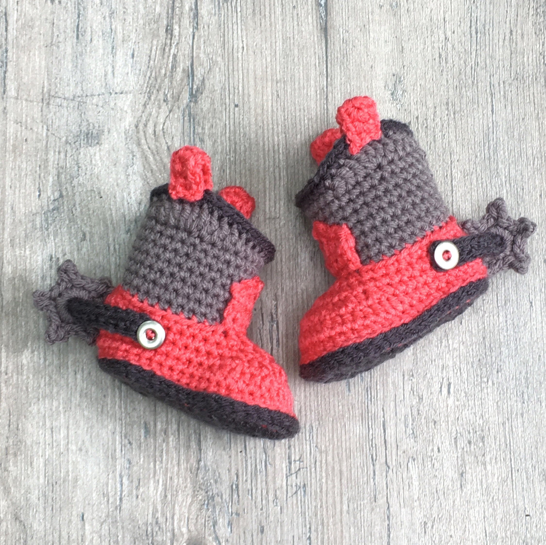 Baby Cowboy Booties Crochet Pattern/ Crochet Pattern Baby - Etsy Canada