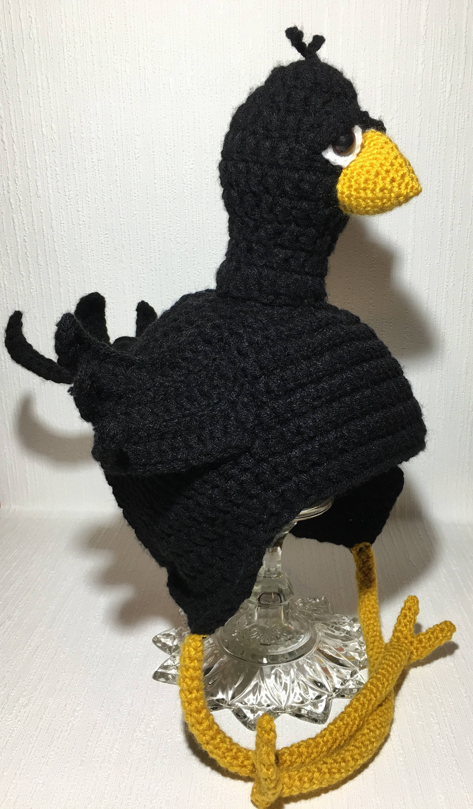 Crochet Pattern Crow Hat/ Pattern Crow Hat/ Crow Hat Crochet | Etsy