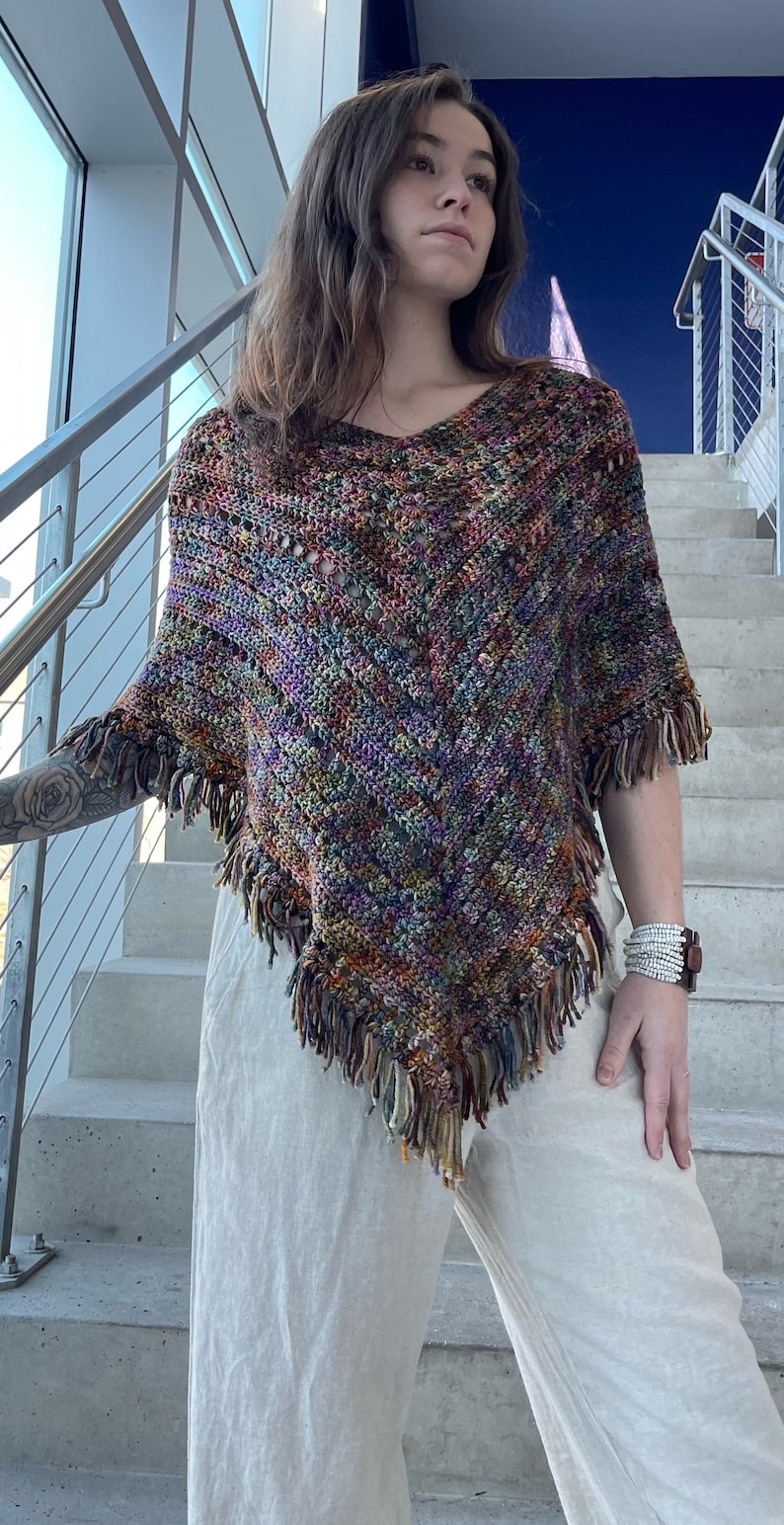 Boho Poncho Crochet PATTERN - Etsy Boho Poncho Crochet PATTERN - Etsy