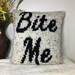 Bite Me Pillow Crochet Pattern and Graph Pillow Cover - Etsy