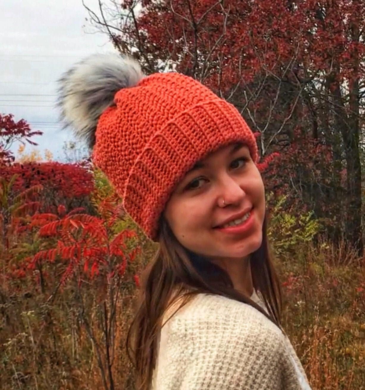 Winter Hat CROCHET PATTERN- Video Tutorial Link Included - Etsy
