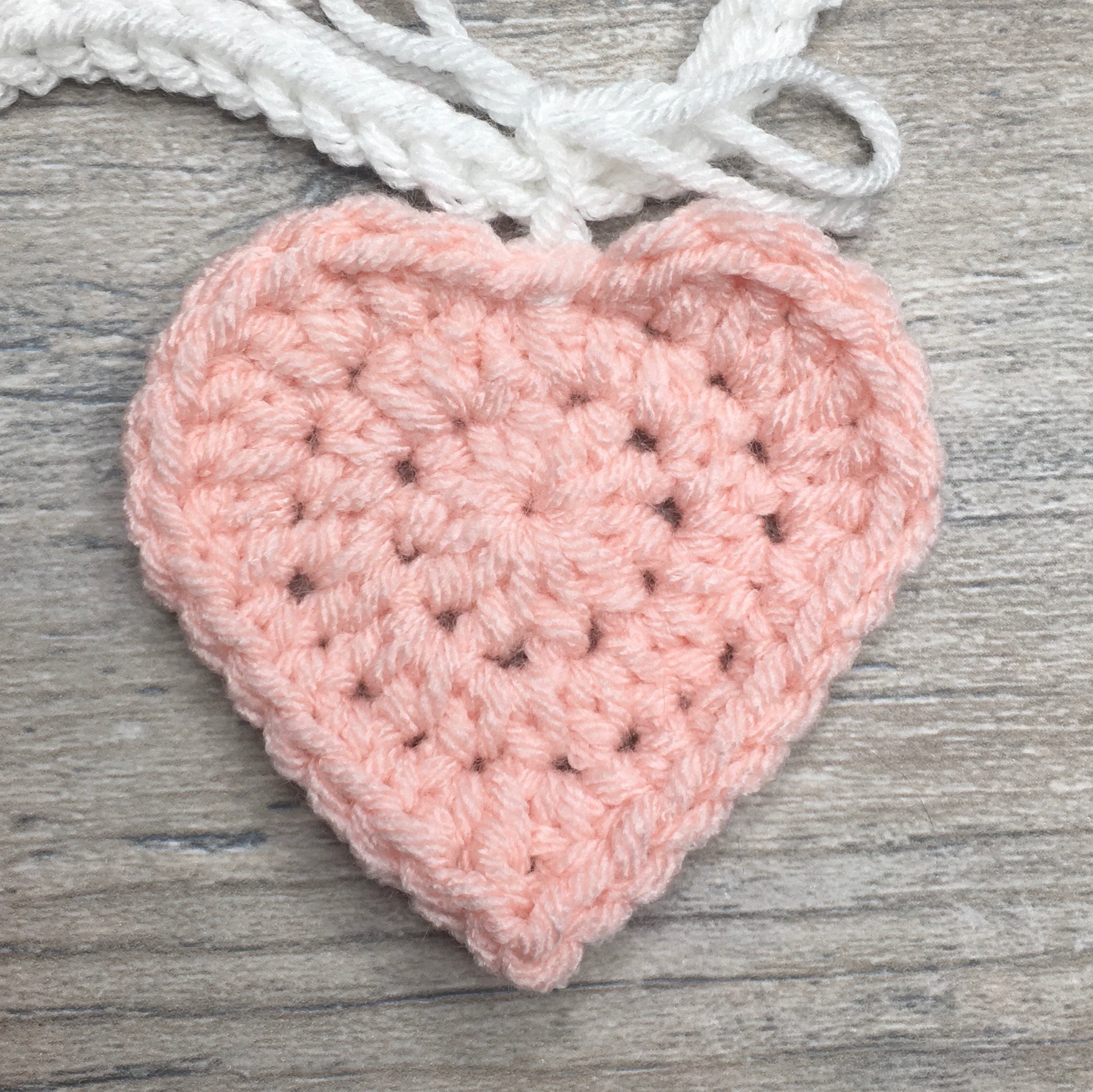 Heart Garland Crochet Pattern Valentines Day Decorations Etsy