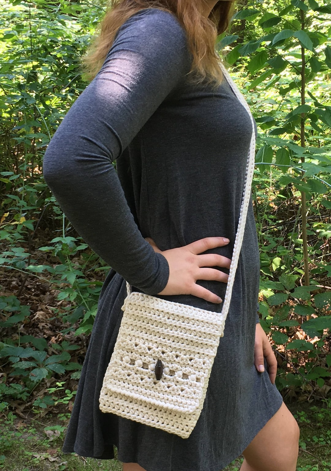 Easy Cross Body Bag Pattern/ Crochet Pattern Crossbody Purse/ Crossbody ...