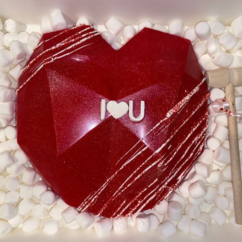 Chocolate Breakable Heart - Etsy