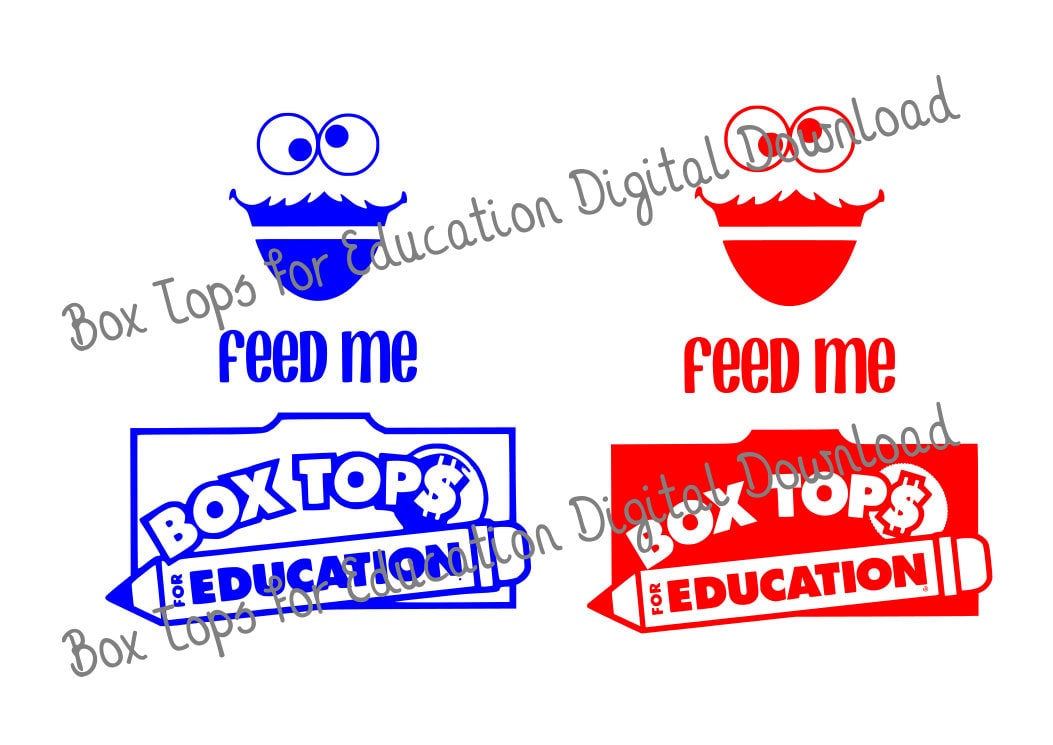 Box Tops for Education, Box Tops, Box Tops Cut File - Etsy