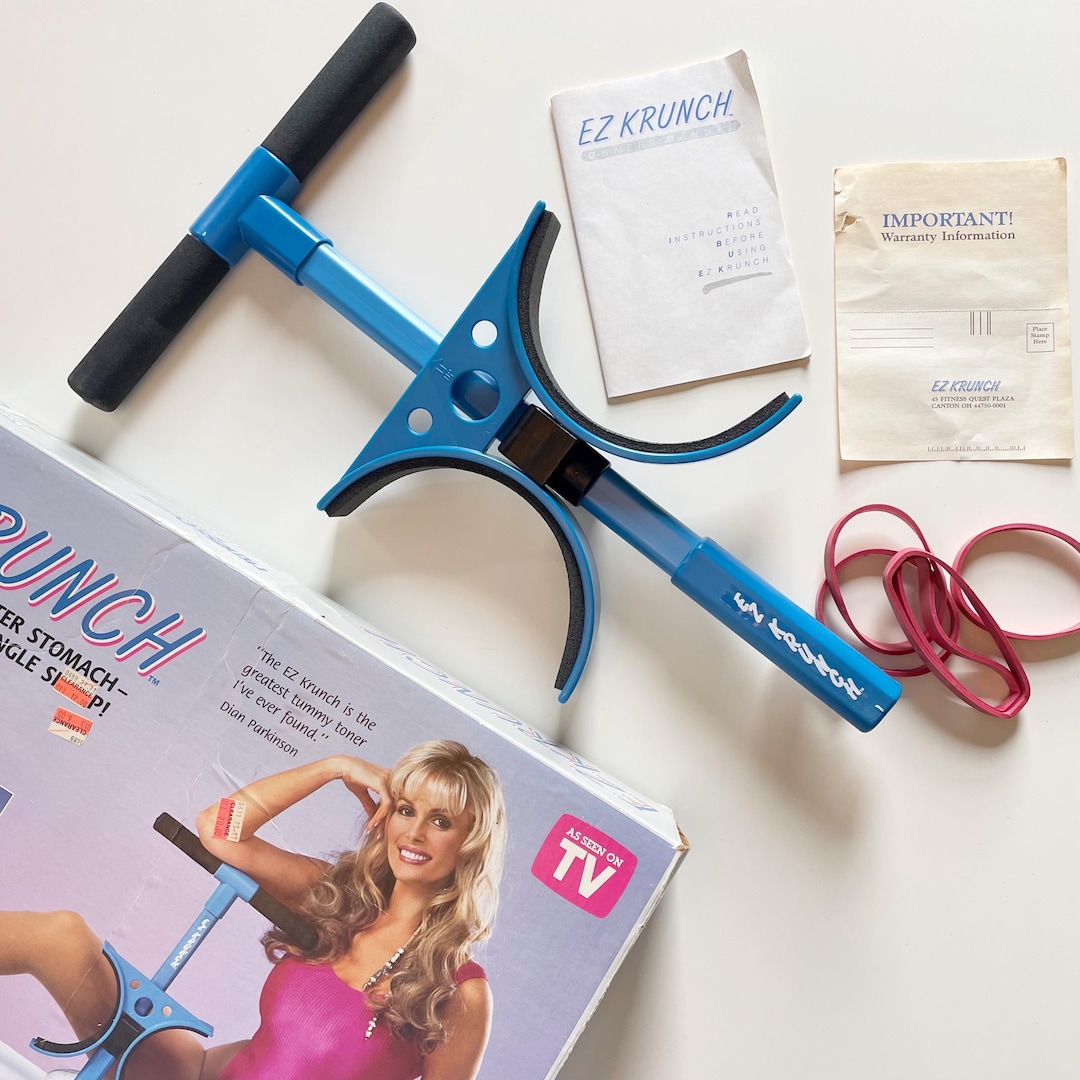 Vintage 1993 EZ Krunch Ab Workout Exercise Machine (original Box and Guide) - Etsy