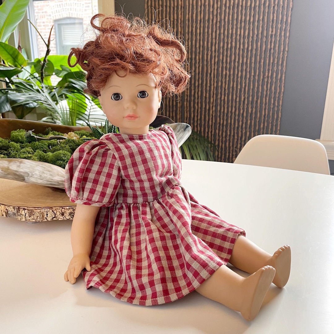 Vintage Gotz Puppe Red Curly Hair Doll - Etsy