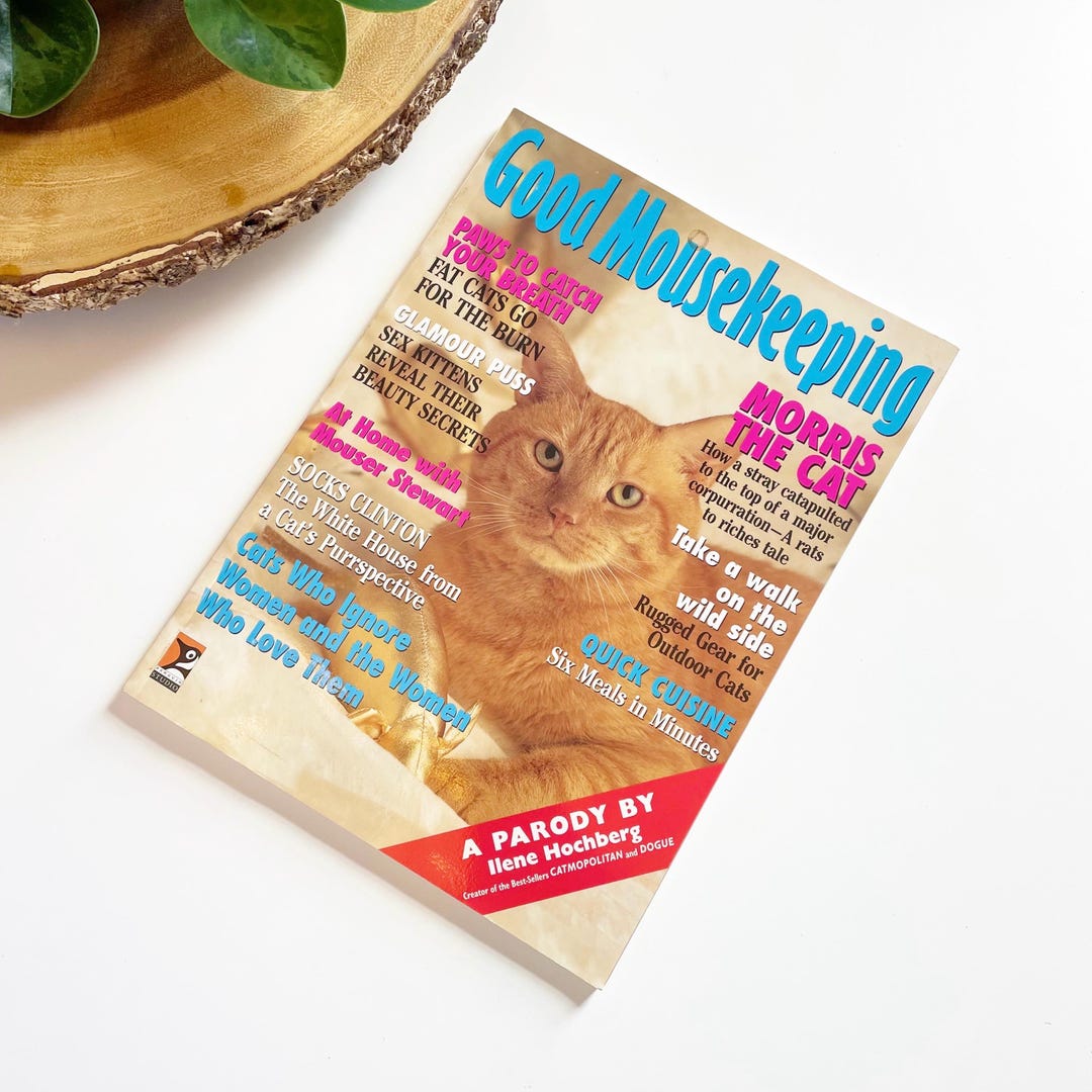Vintage Good Mousekeeping Cat Parody Paperback by Ilene Hochberg - Etsy