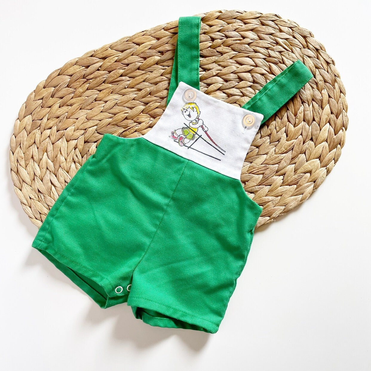 Vintage Pole Vault Overall Jon Jon - Etsy
