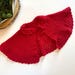 Handmade Crochet Red Sweater Cape • See Measurements - Etsy