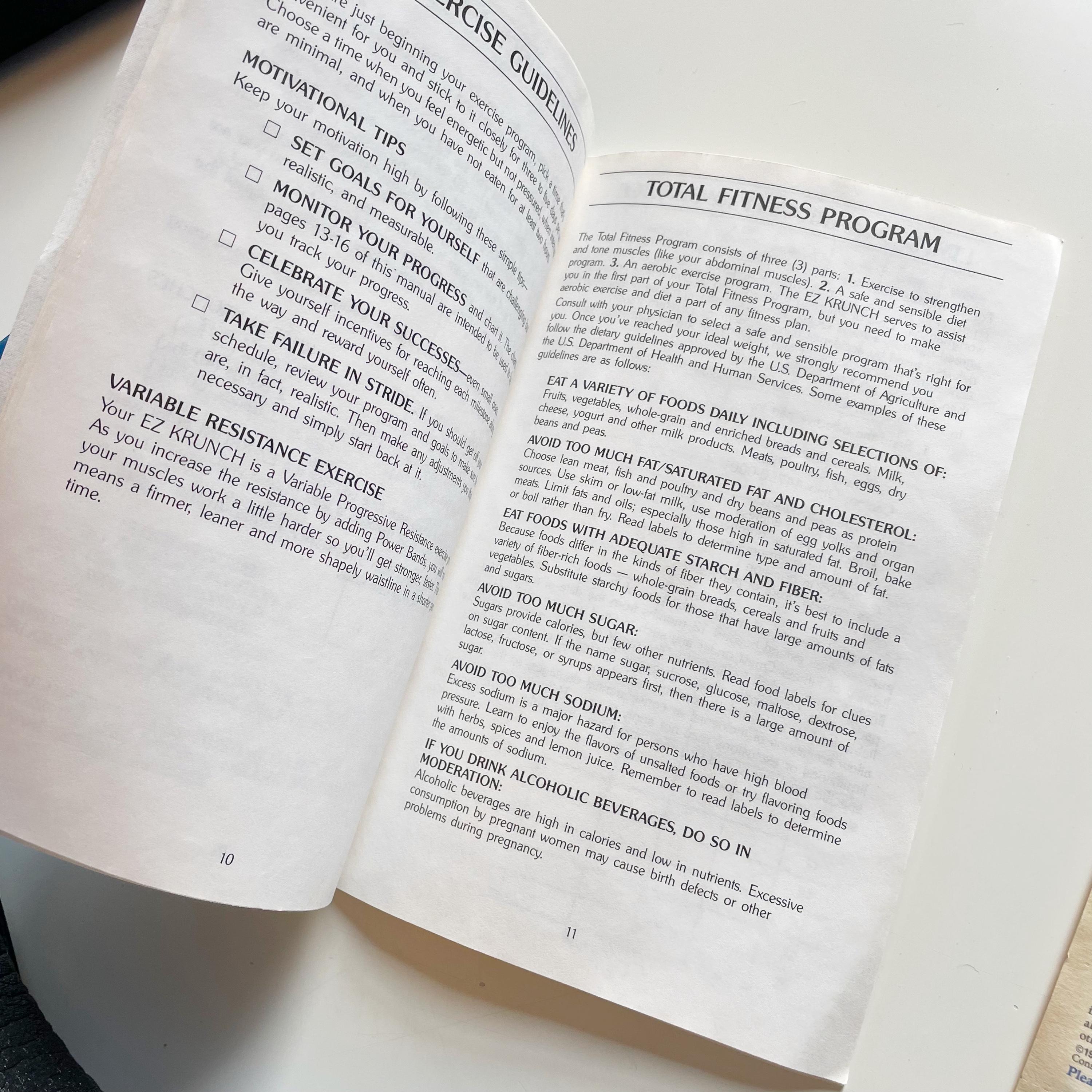 Vintage 1993 EZ Krunch Ab Workout Exercise Machine (original Box and ...