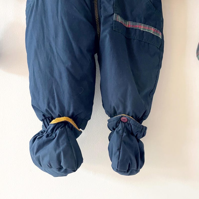 Vintage Weather Tamer Flannel Overall Snowsuit | 6-12m - Etsy