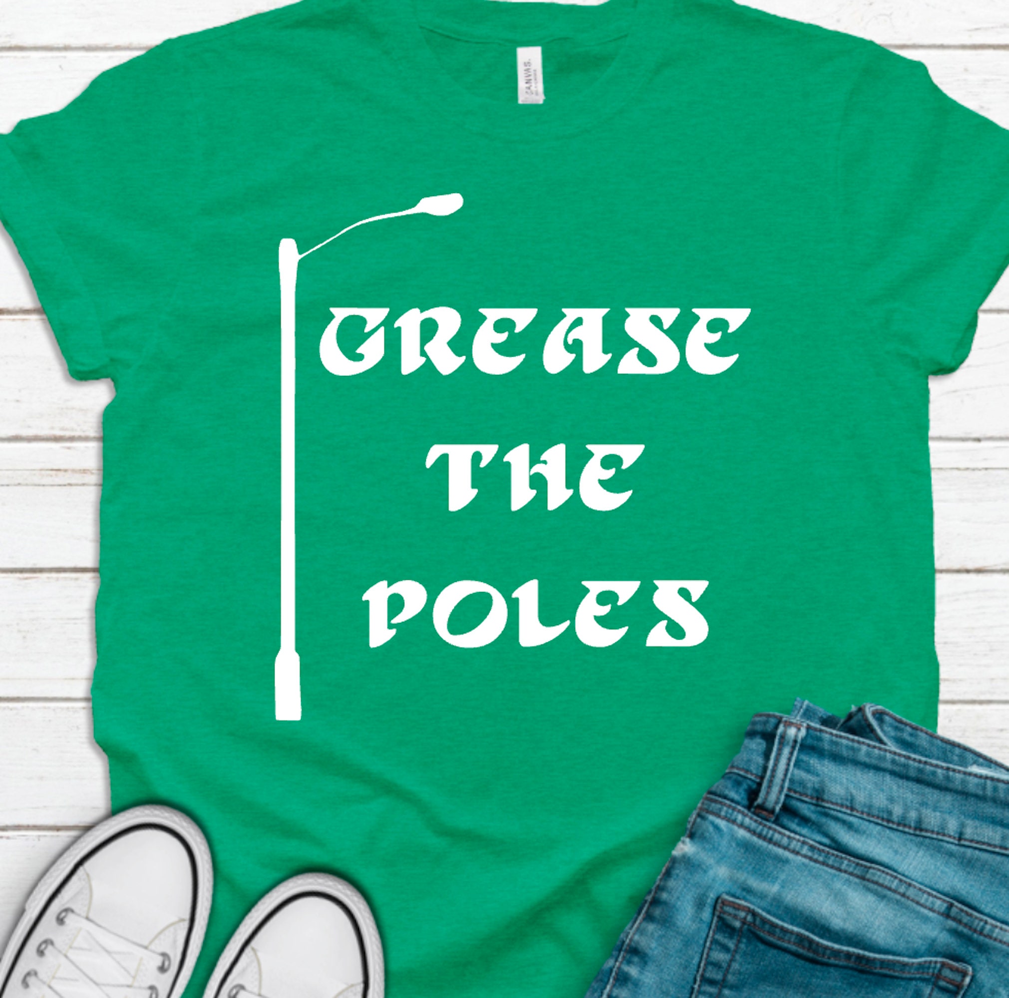 Grease the Poles - Eagles Version - Etsy