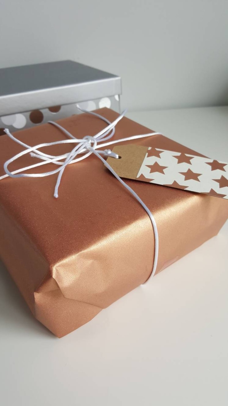 Rose Gold /copper Gift Wrap, Copper Wrapping Paper, 3m X 60cm 80gsm ...