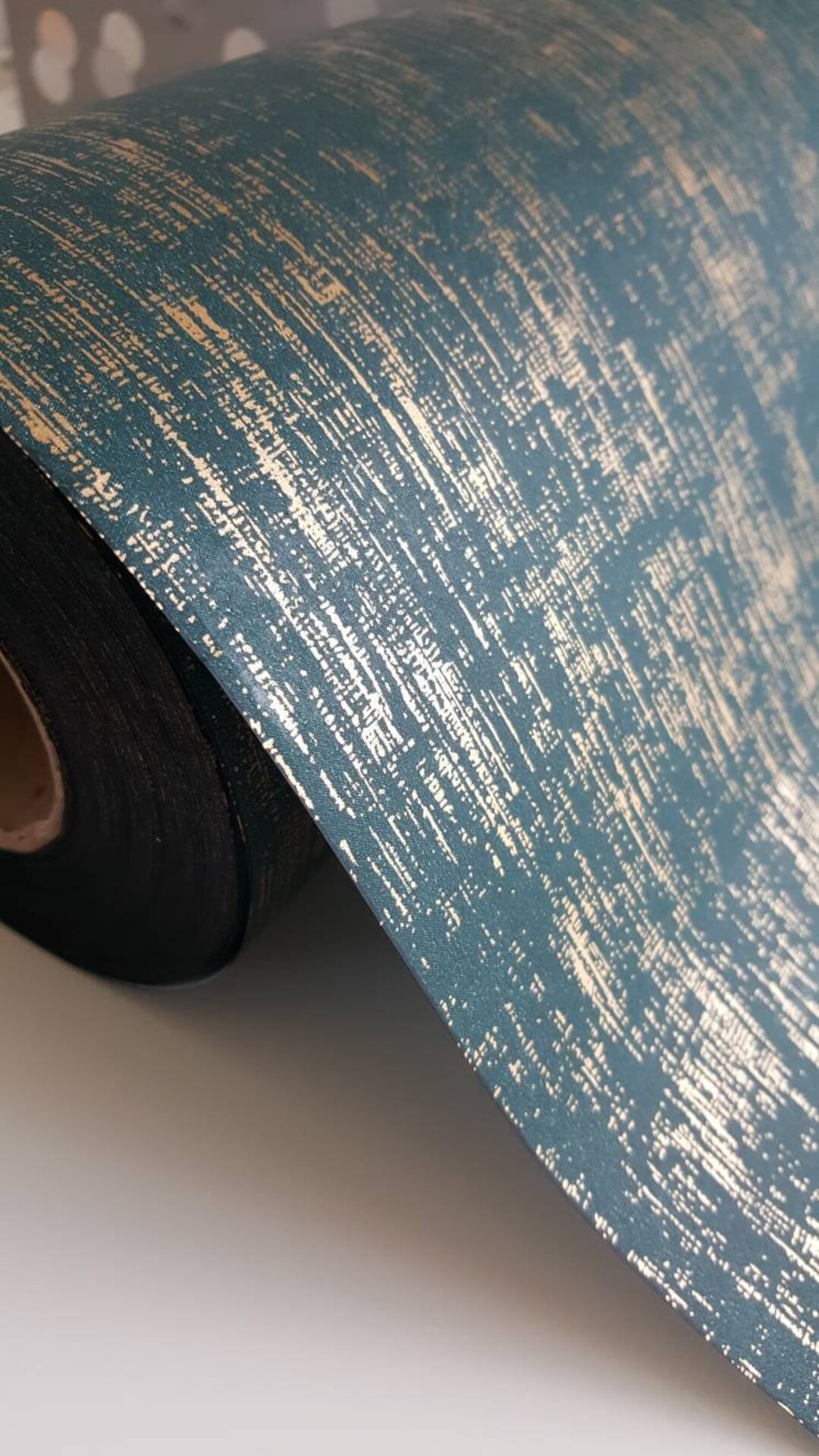 Deep Green and Gold Wrapping Paper, 80gsm Jade/green and Metallic Gold ...