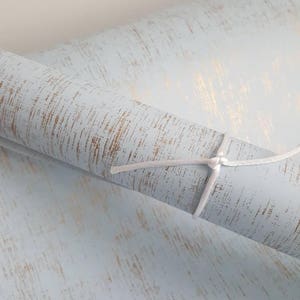 Eggshell Blue and Gold Wrapping Paper, 80gsm Blue and Metallic Gold ...