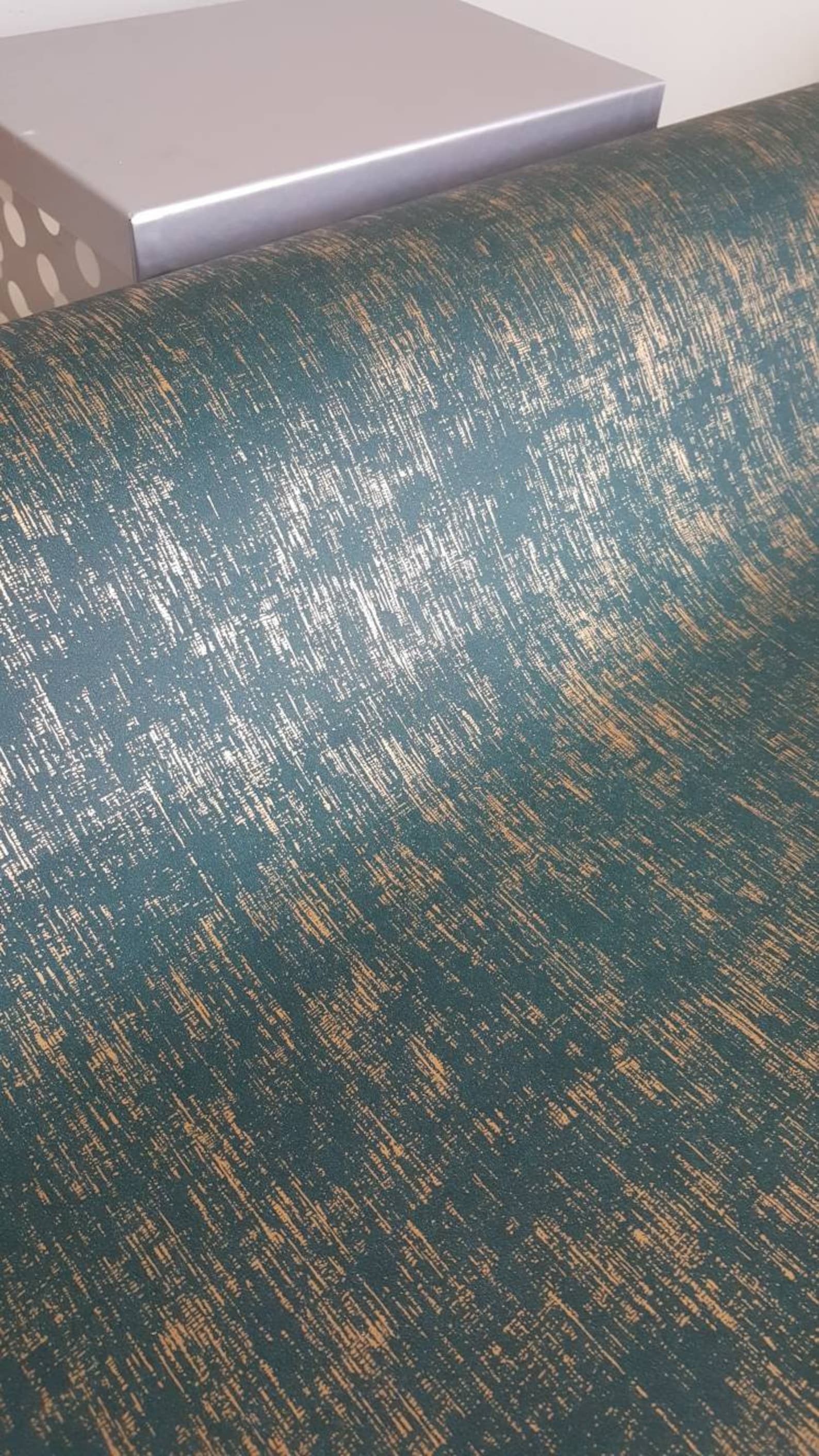 Deep Green and Gold Wrapping Paper, 80gsm Jade/green and Metallic Gold ...