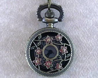 Flower Pocket Watch | Etsy