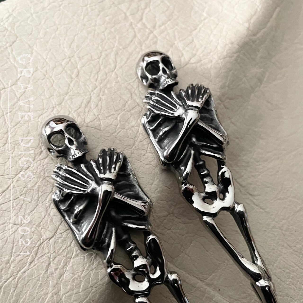 Skeleton Flatware Set | 1 Spoon 1 Fork 1 Knife Kitchen Tableware ...