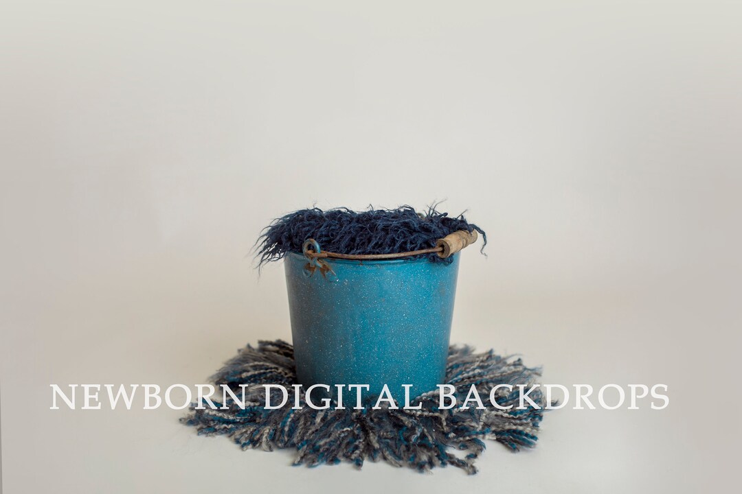 Baby Bucket Digital Backdrop Background - Etsy