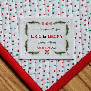 Christmas Quilt - Etsy