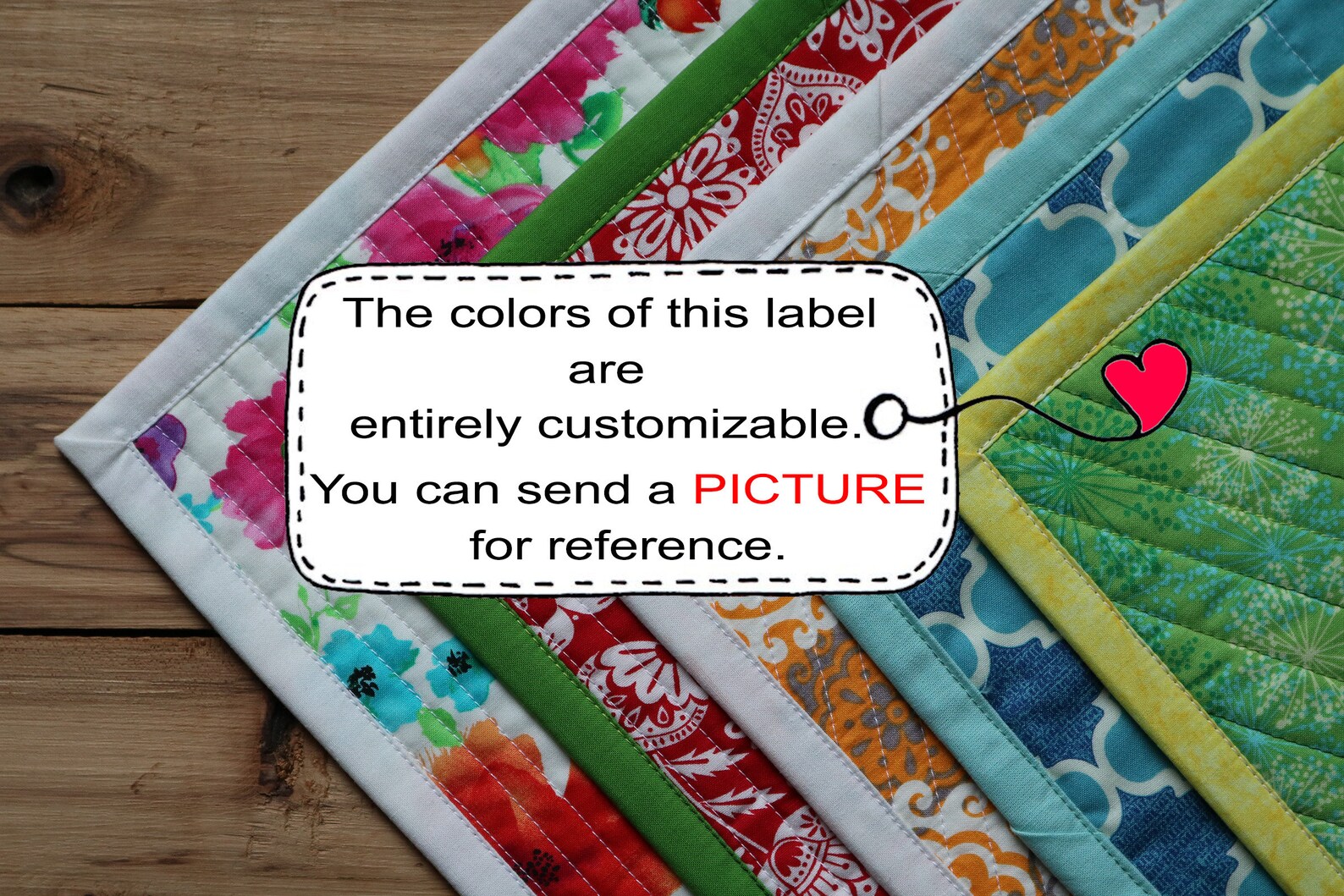 Large Triangle Quilt Label Personalized Sewing Labels Quilt - Etsy