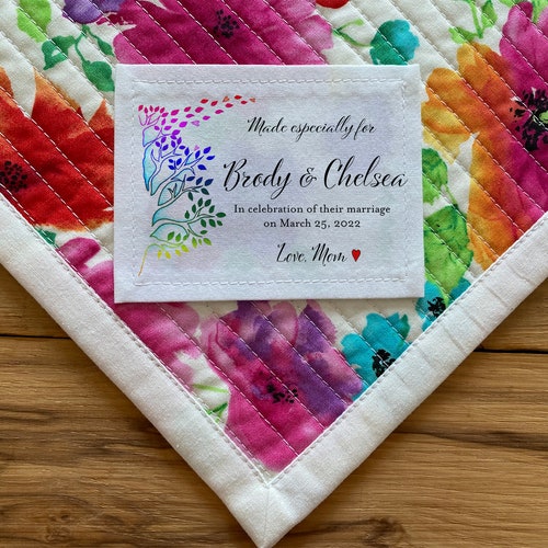 Large Personalized Sewing Labels Personalized Quilt Custom - Etsy
