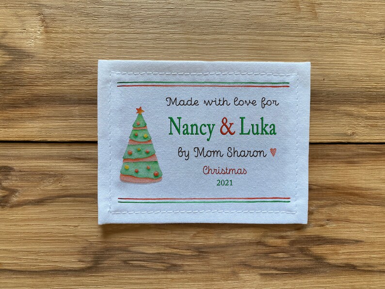 Custom Cotton Fabric Personalized Sewing Labels, Quilt Labels ...
