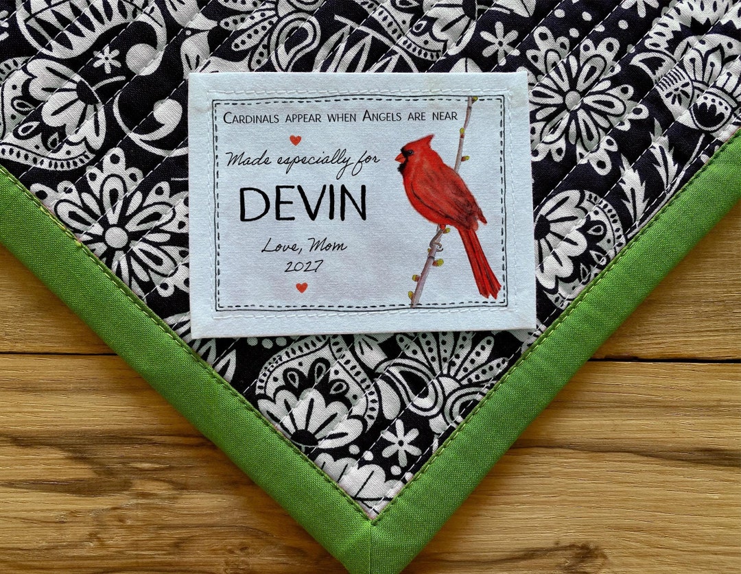 Large Personalized Sewing Labels, Personalized Quilt Labels, Custom ...