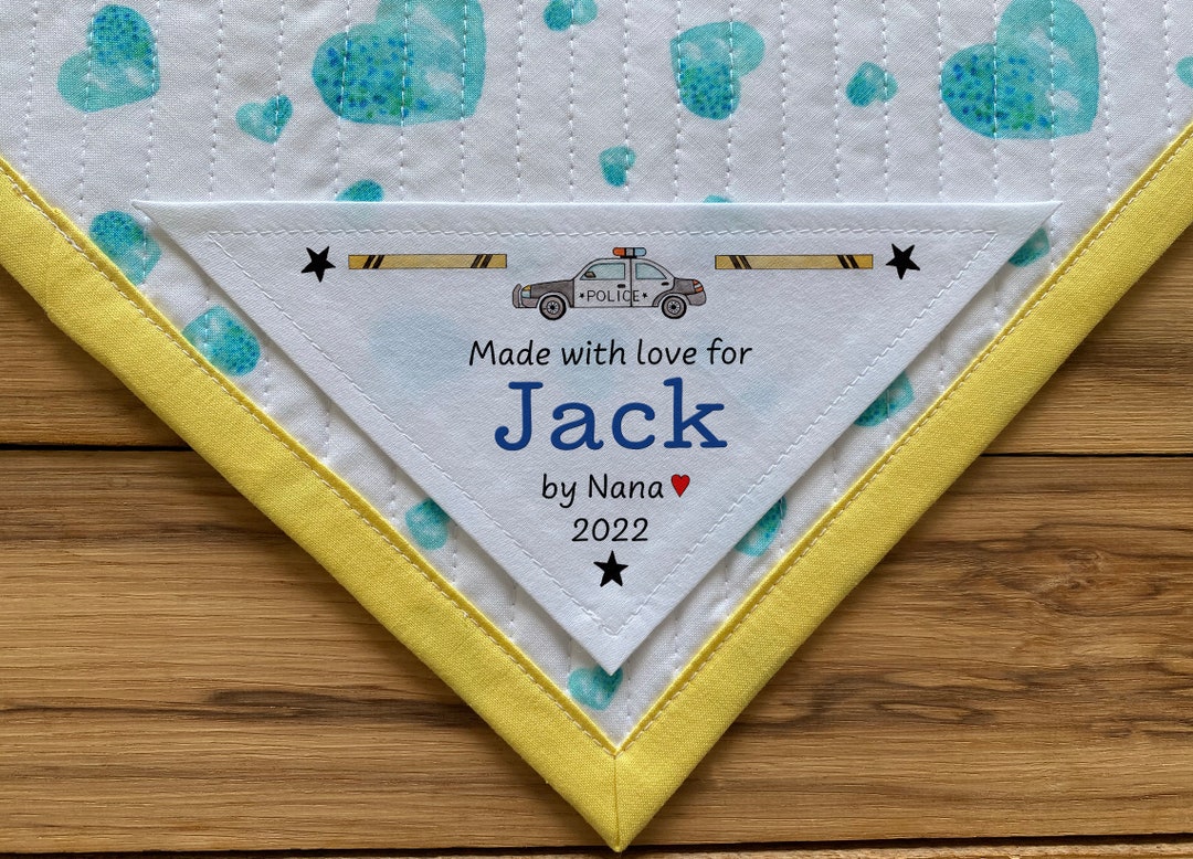 Large Triangle Quilt Label, Sewing Labels, Cotton Quilt Labels, Quilt ...