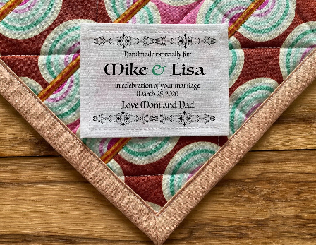 Large Quilt Labels, Personalized Sewing Labels, Personalized Labels ...